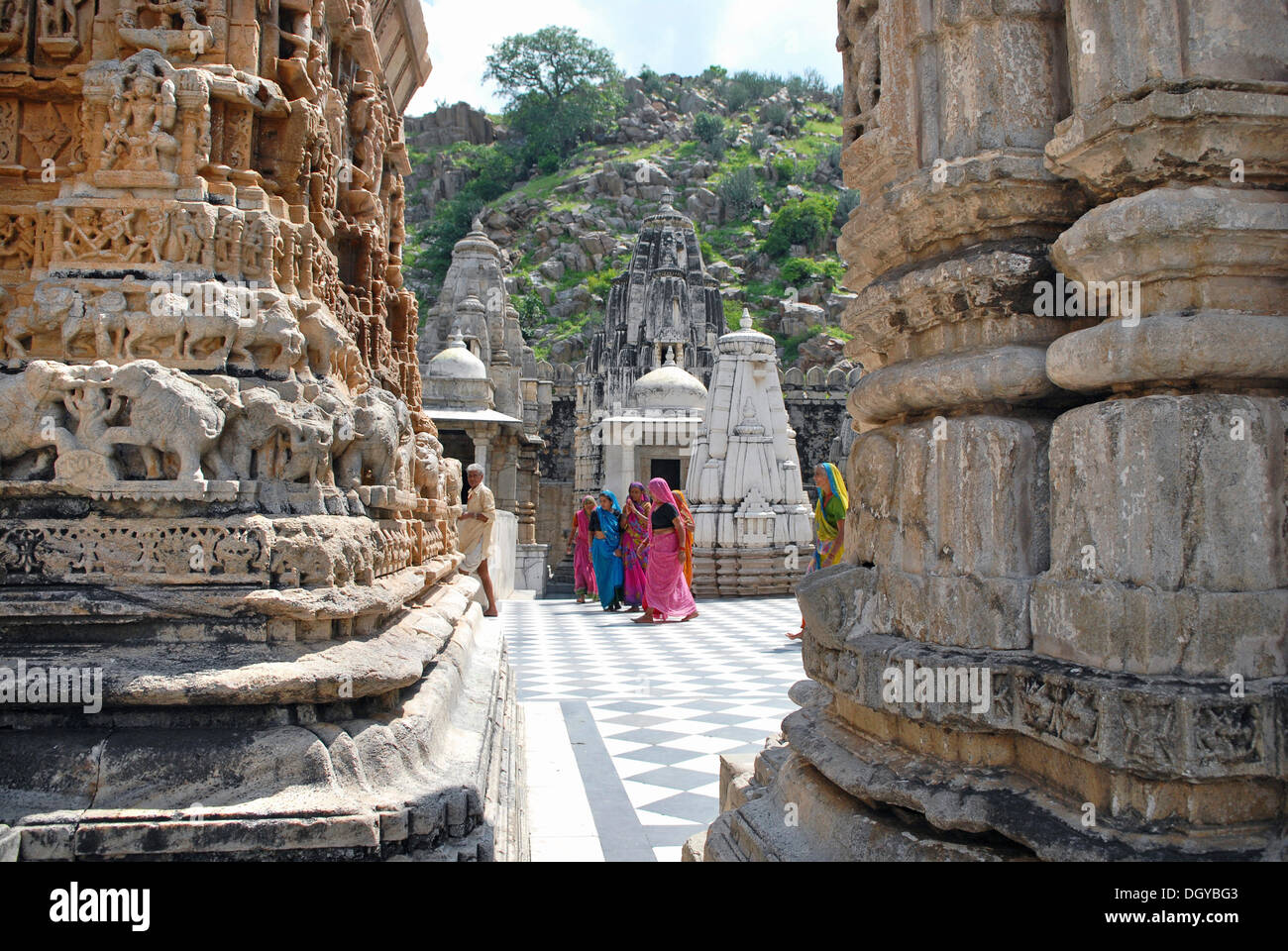 Eklingji temple complex in Udaipur, Rajasthan, India, Asia Stock Photo ...