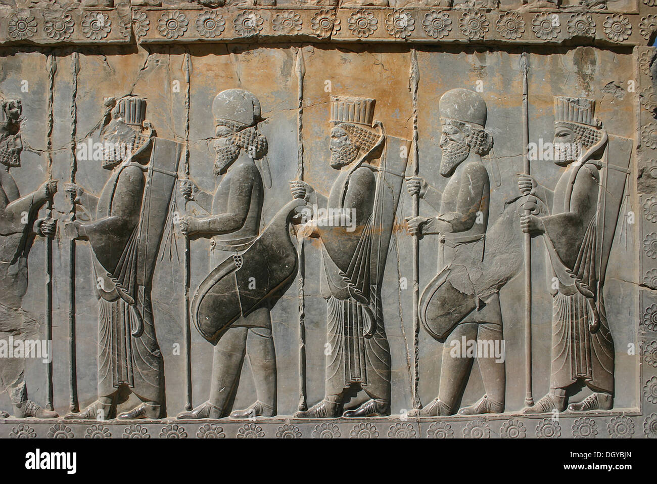 5718. Persepolis, King Darius’ palace, c. 6-5th. C. BC. Wall carving ...