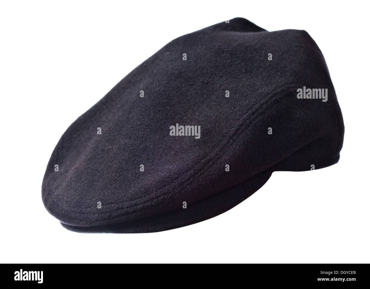 black cap isolated on white background Stock Photo - Alamy