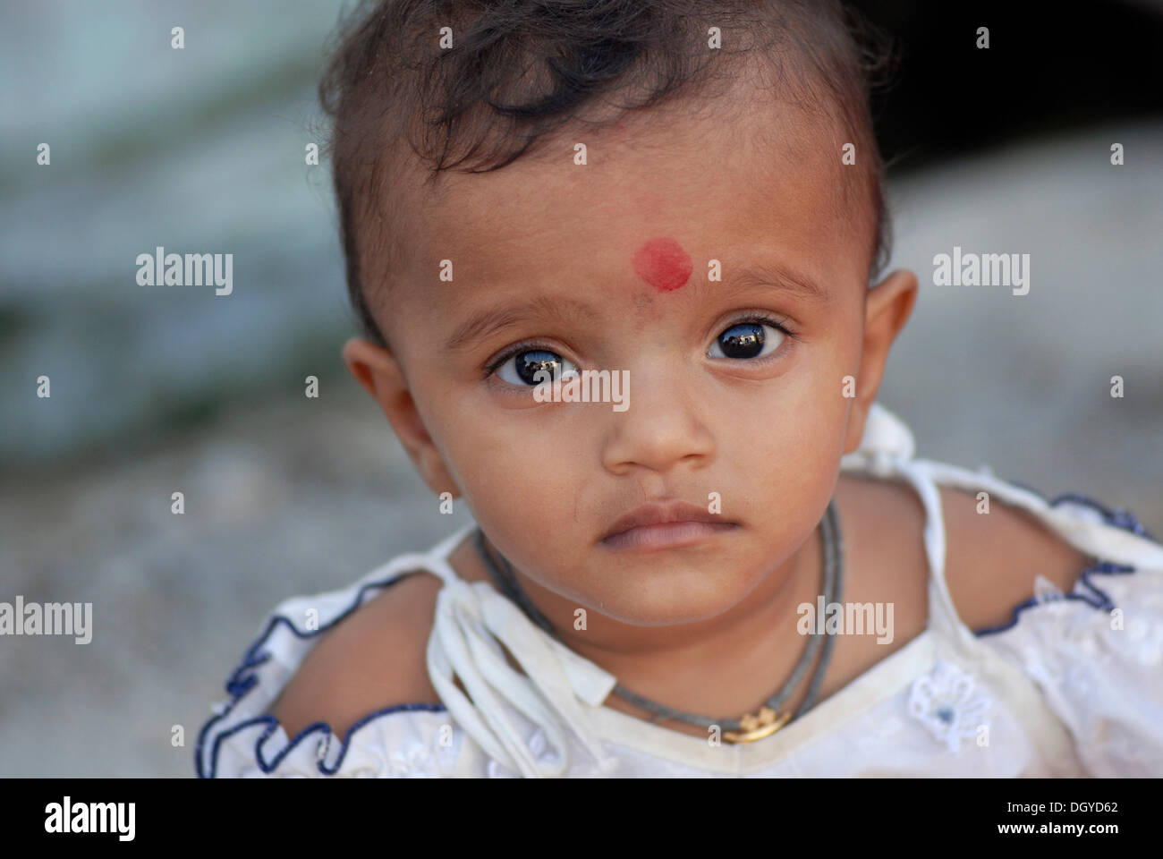 Child, portrait, Bambora, Rajasthan, northern India, India, Asia Stock ...