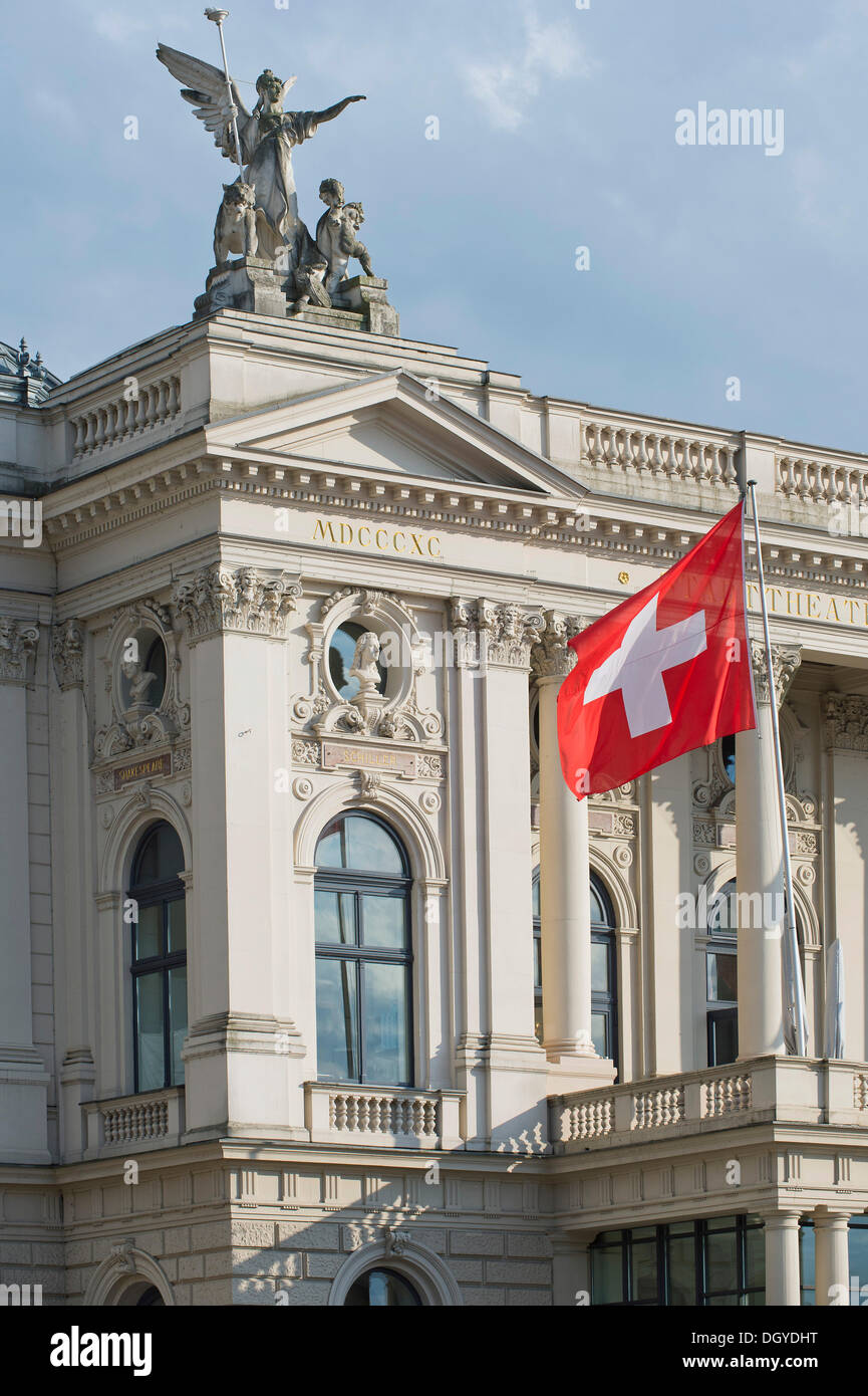 Zurich swiss flags hi-res stock photography and images - Alamy