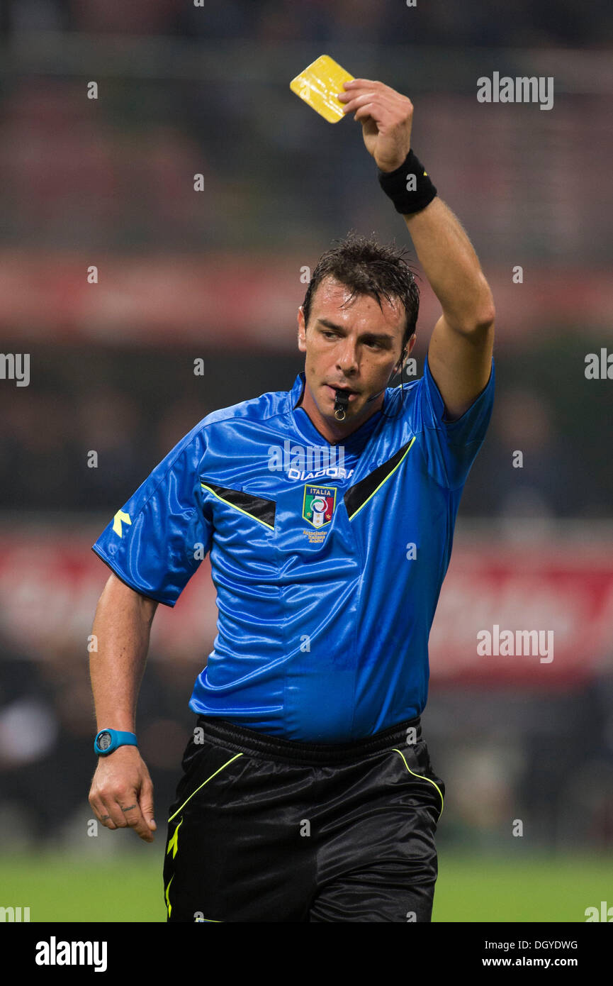 Milan, Italy. 26th Oct, 2013. Domenico Celi (Referee) Football / Soccer ...
