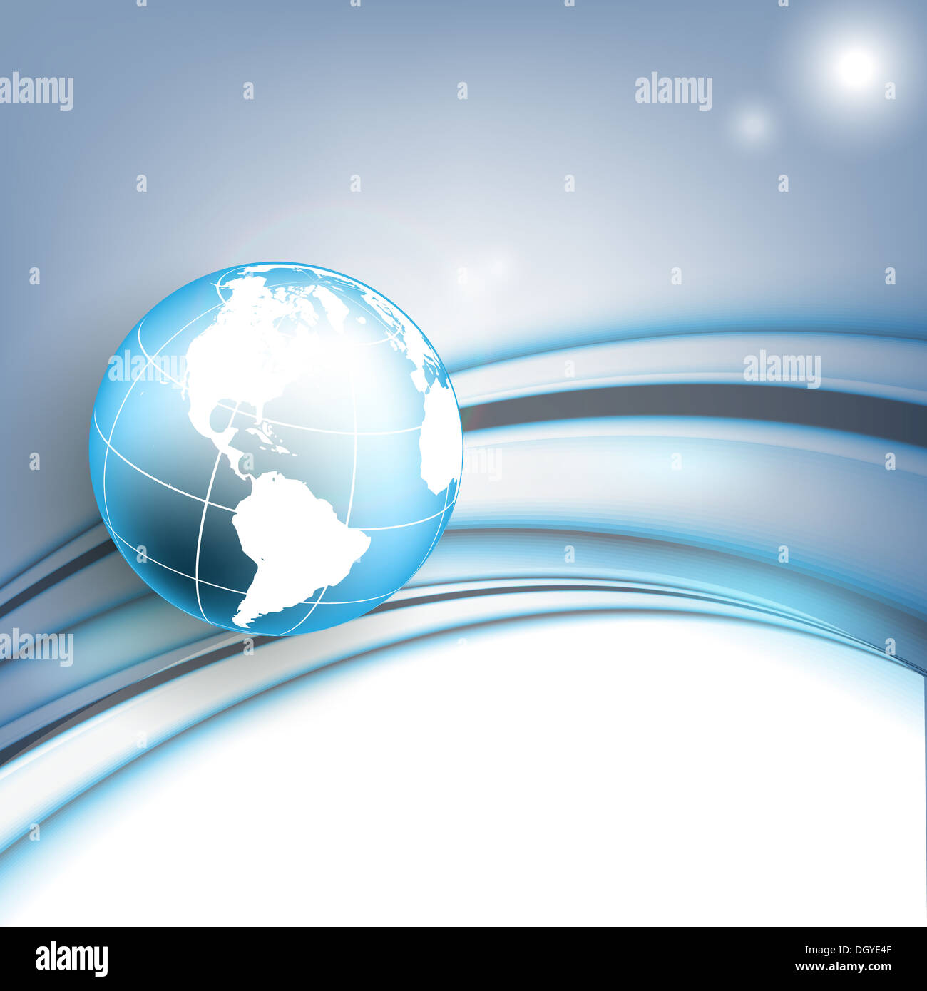 abstract vector background with globe. colorful design Stock Photo - Alamy