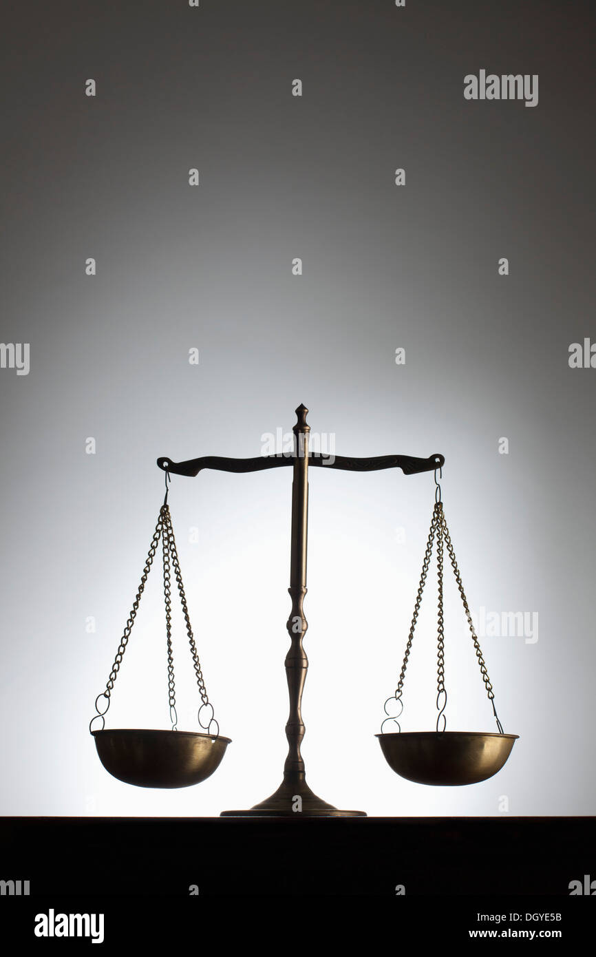 Scales of justice Stock Photo - Alamy