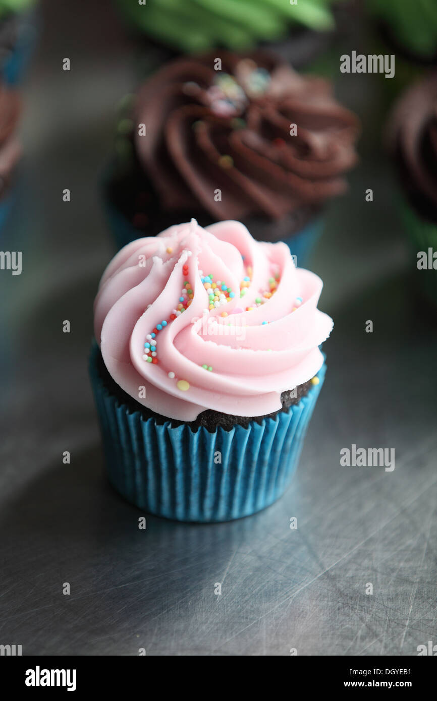 A selection of fun cupcakes Stock Photo - Alamy