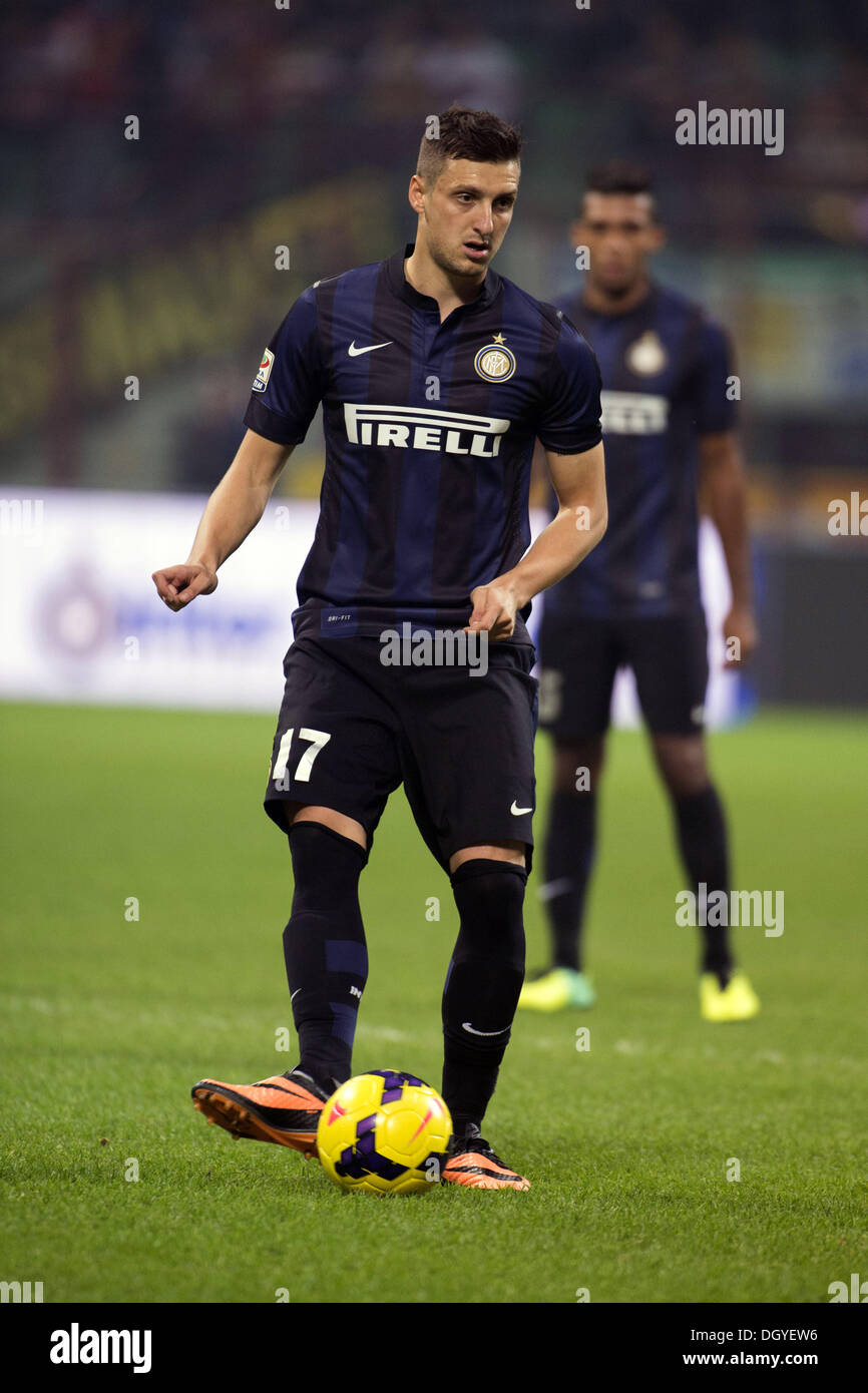 Milan, Italy. 26th Oct, 2013. Zdravko Kuzmanovic (Inter) Football ...