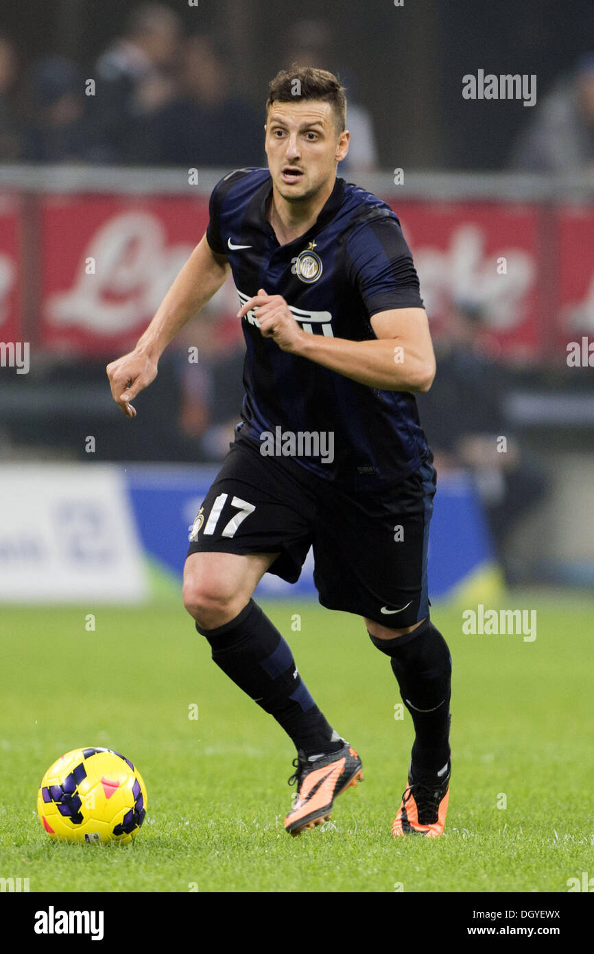 Milan, Italy. 26th Oct, 2013. Zdravko Kuzmanovic (Inter) Football ...