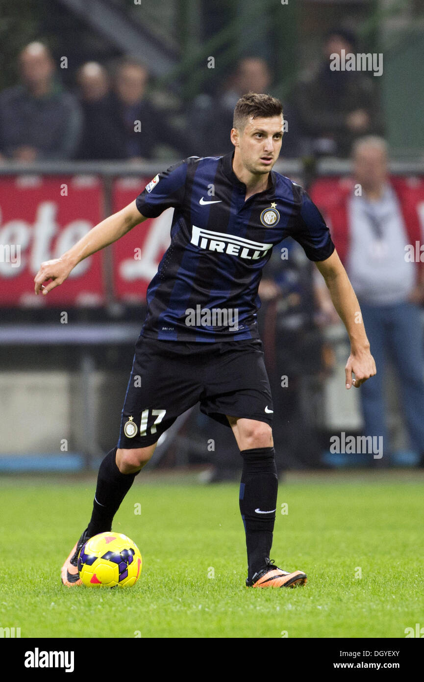 Milan, Italy. 26th Oct, 2013. Zdravko Kuzmanovic (Inter) Football ...