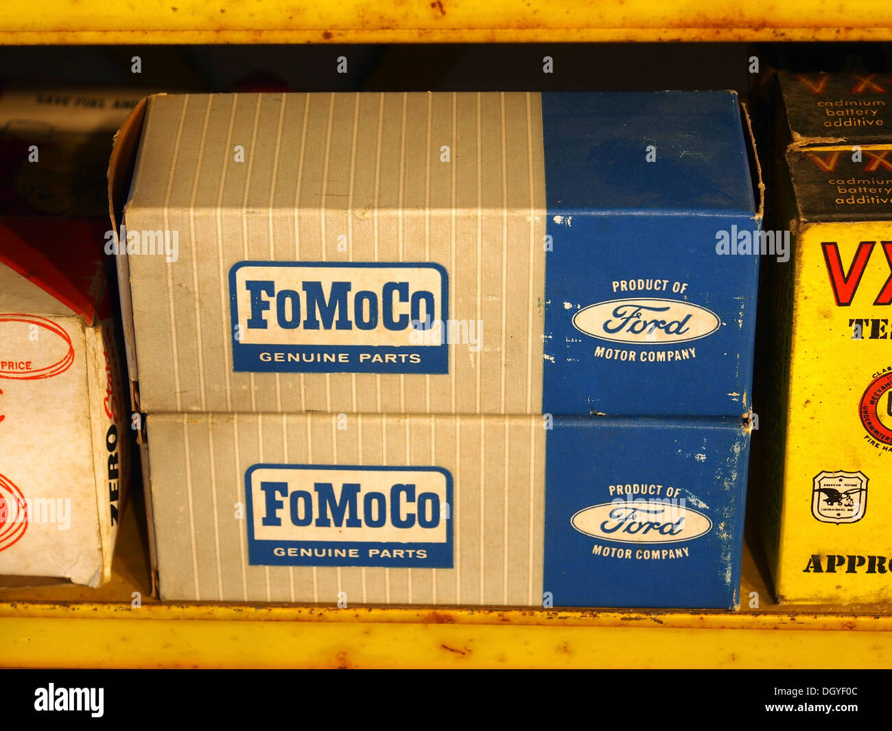 The FoMoCo Ford product collection includes vintage tins and toy boxes ...