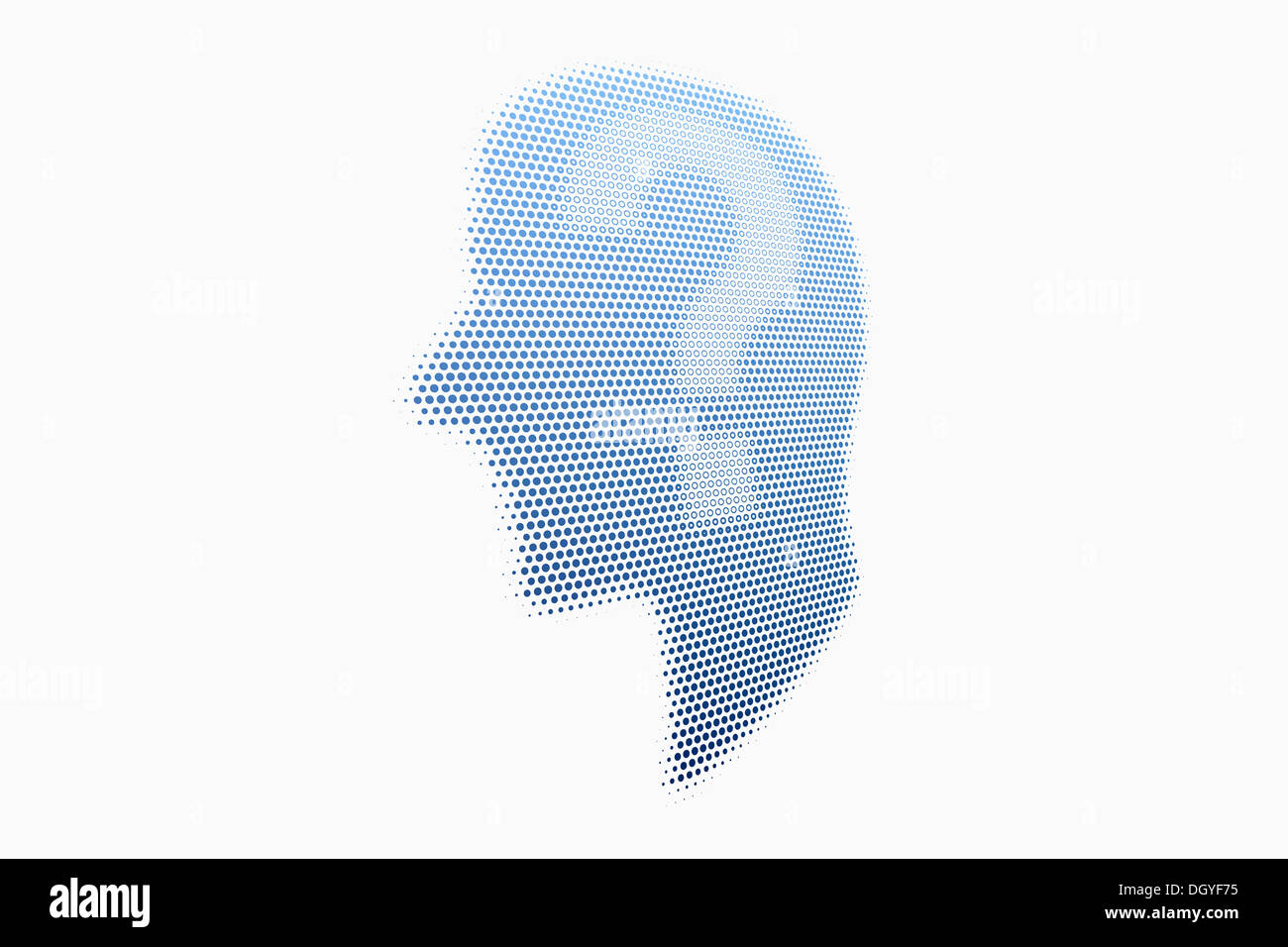Man profile face in Cut Out Stock Images & Pictures - Alamy