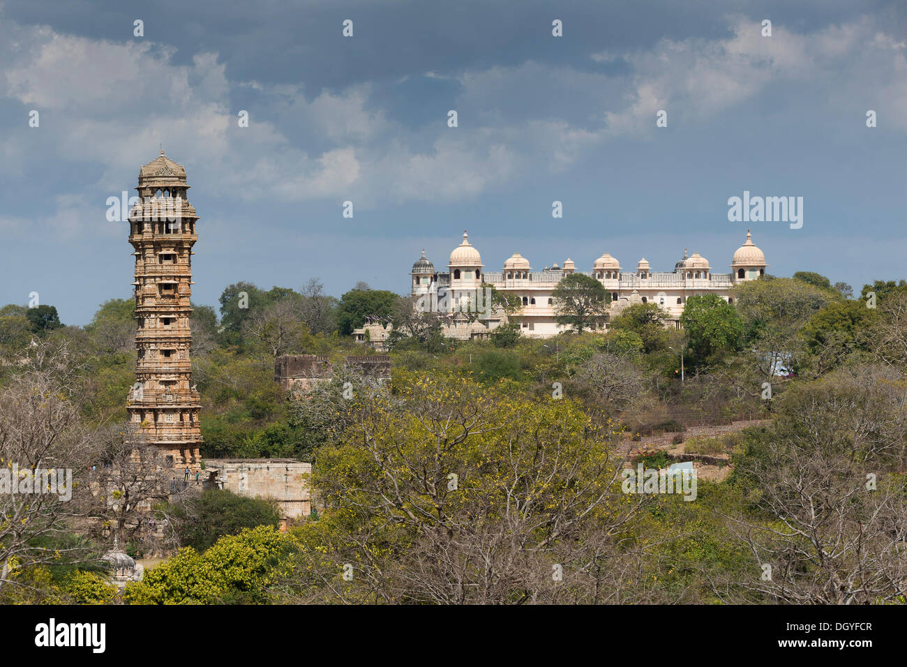 Vijaya Stambha, a victory tower built during the reign of Rana Kumbha ...