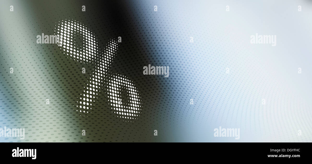Diminishing dot pattern in a curve hi-res stock photography and images ...