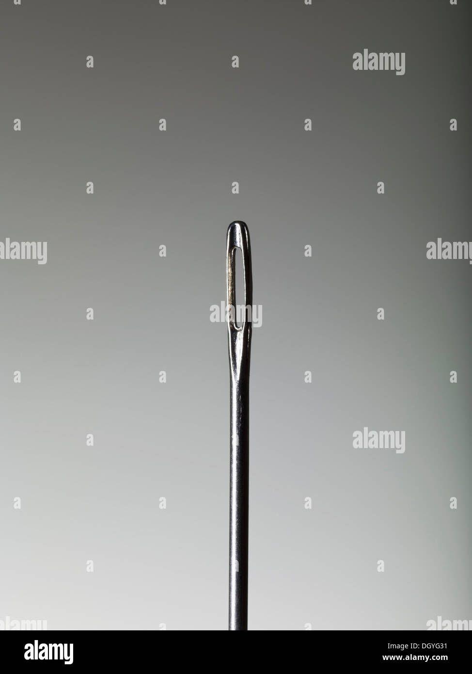A sewing needle, close-up Stock Photo - Alamy