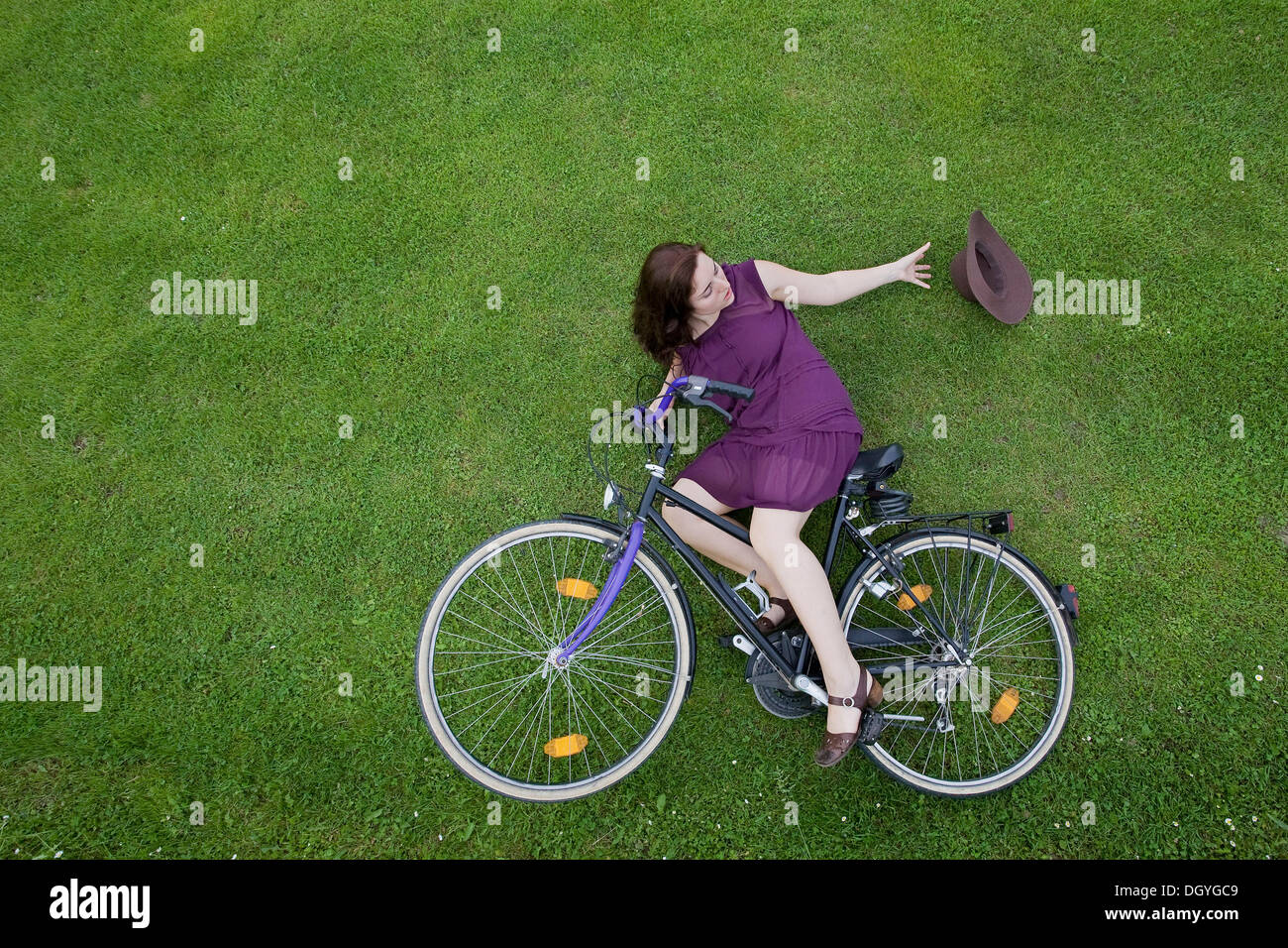 Laying bike bicycle cycle hi-res stock photography and images - Alamy