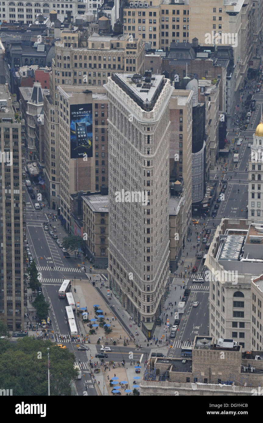 Flatiron building from top perspective hi-res stock photography and ...