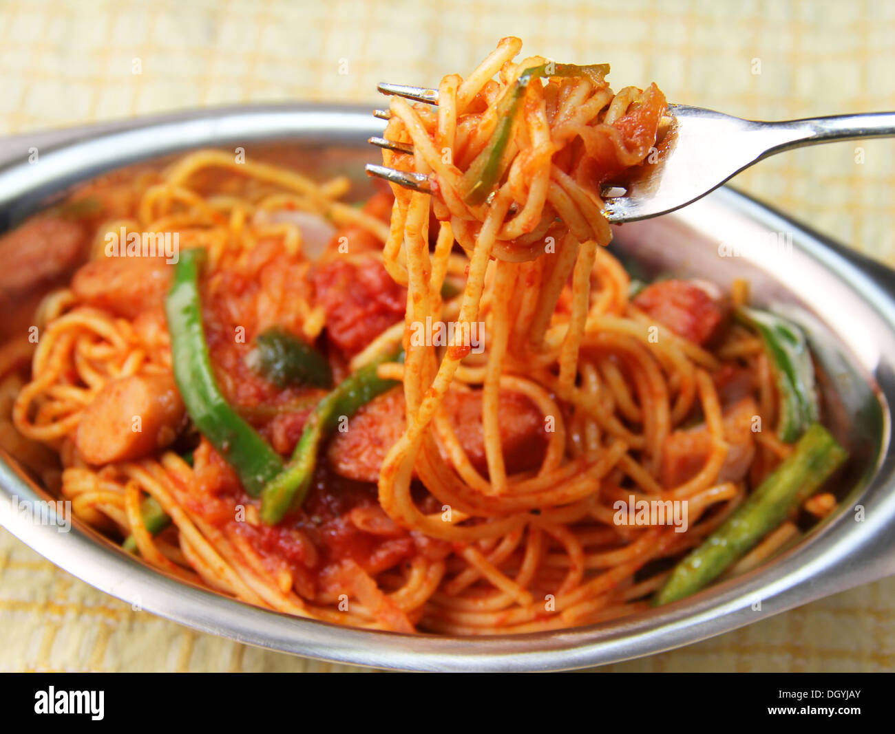 Napolitan spaghetti hi-res stock photography and images - Alamy