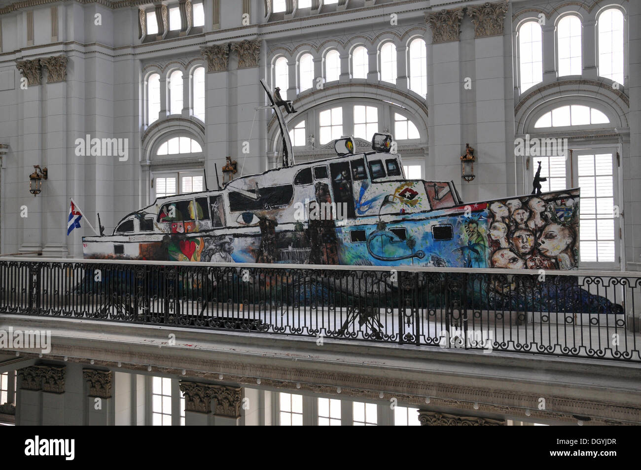 Yacht Granma, displayed as art at the Museo de la Revolucion museum ...