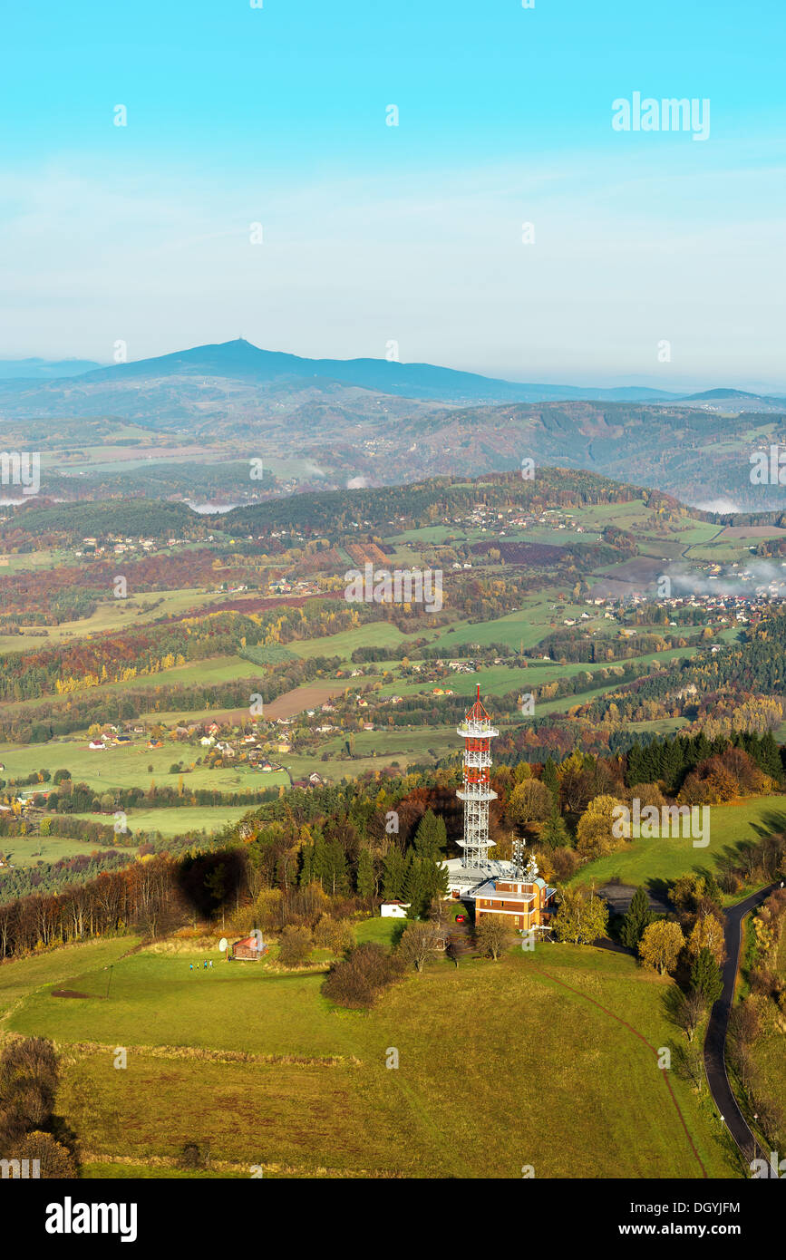 Kozakov, observation tower Stock Photo - Alamy
