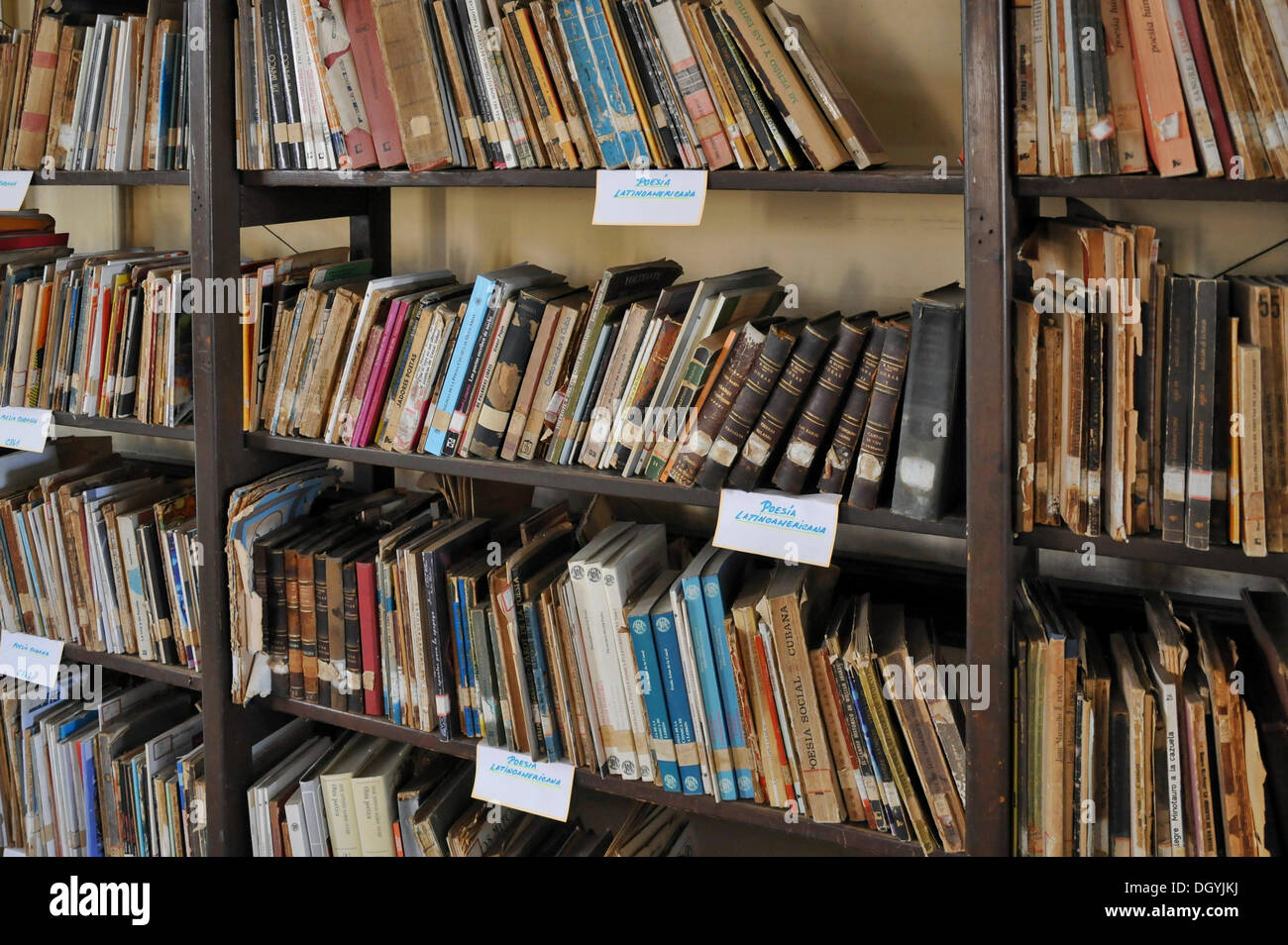 Jose Marti library, Vidal Park, historic centre of Santa Clara, Cuba ...