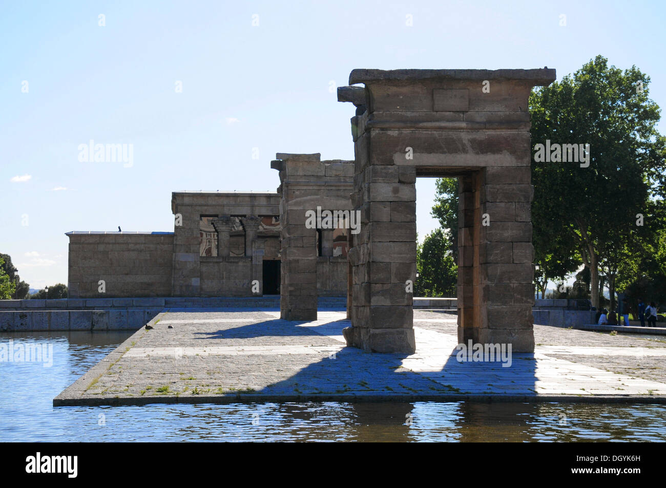 Templo de Debod, Parque del Oeste, old town, Madrid, Spain, Southern ...