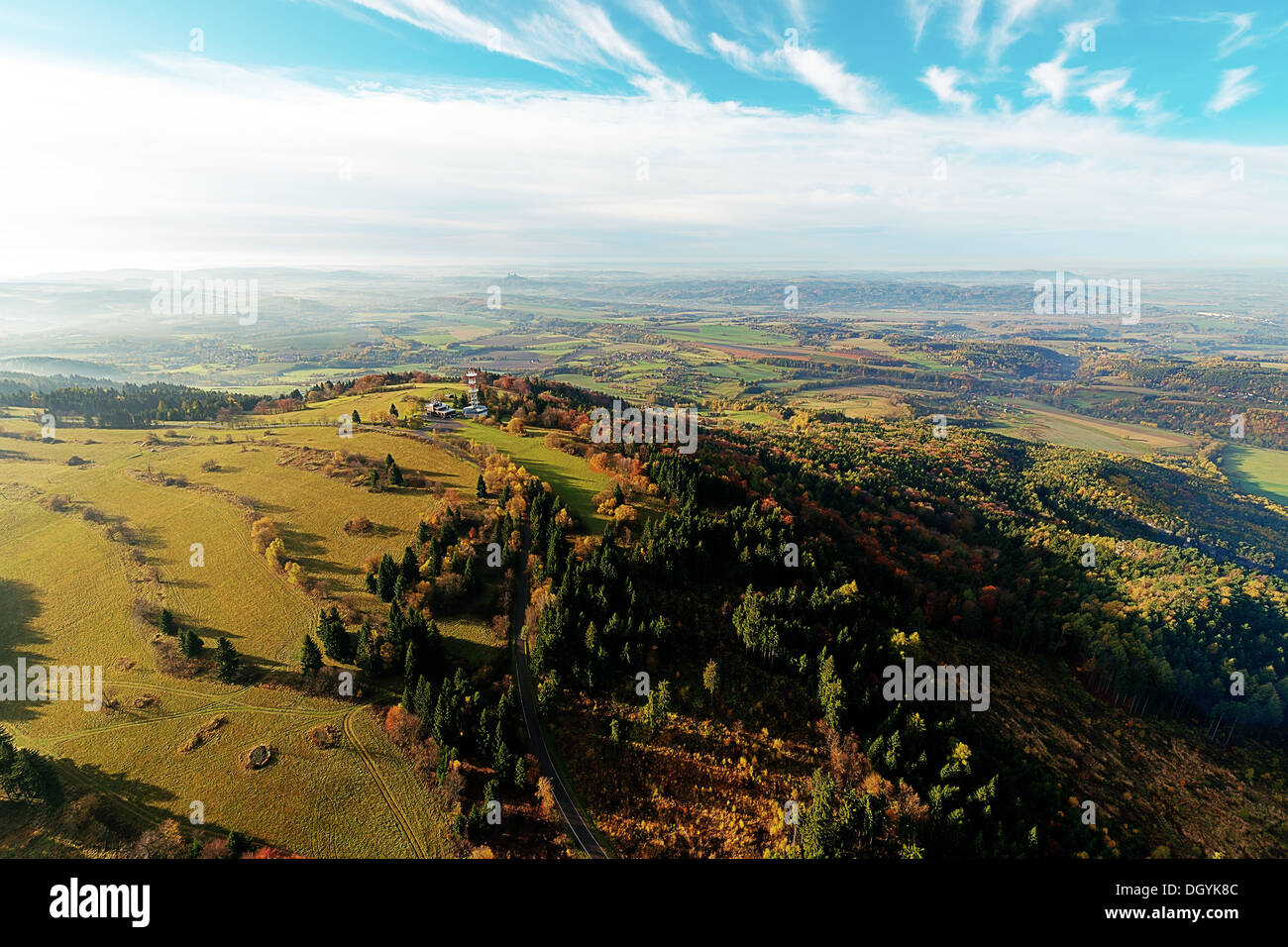 Kozakov, observation tower Stock Photo - Alamy