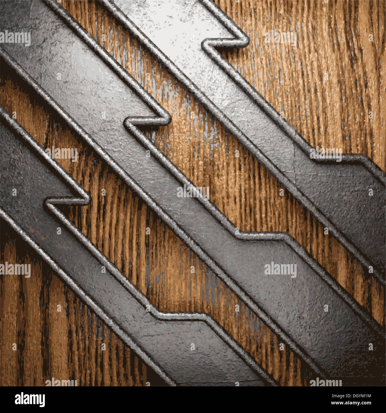 metal and wood background Stock Photo - Alamy