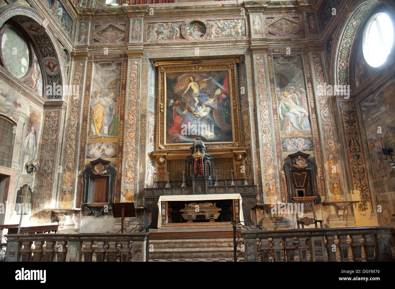 Italy, Lombardy, Meda, Church of St. Victor, Catholic, Christian ...