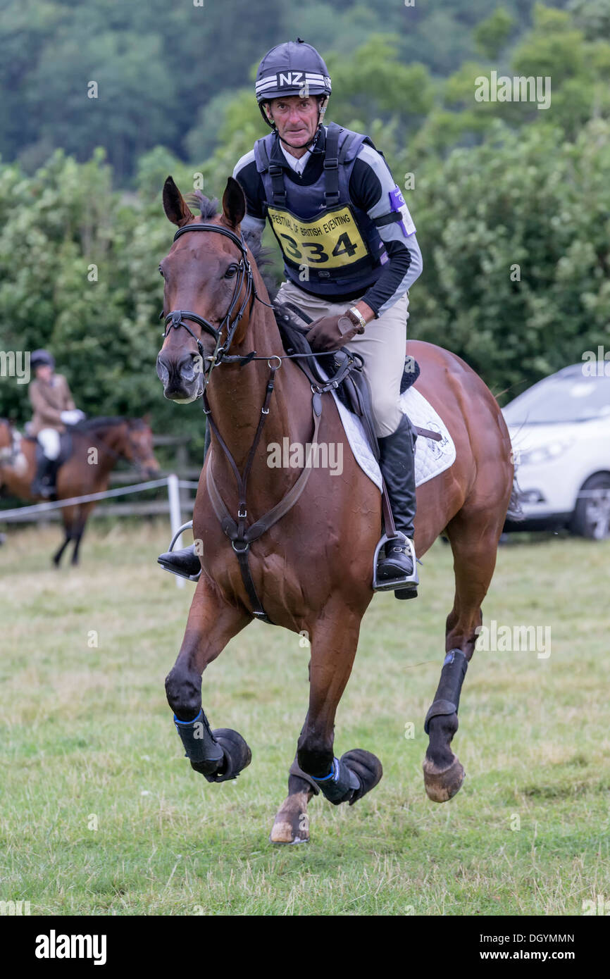 Sir Mark Todd on Ravenstar at FBE 2013, Gatcombe Park Stock Photo - Alamy