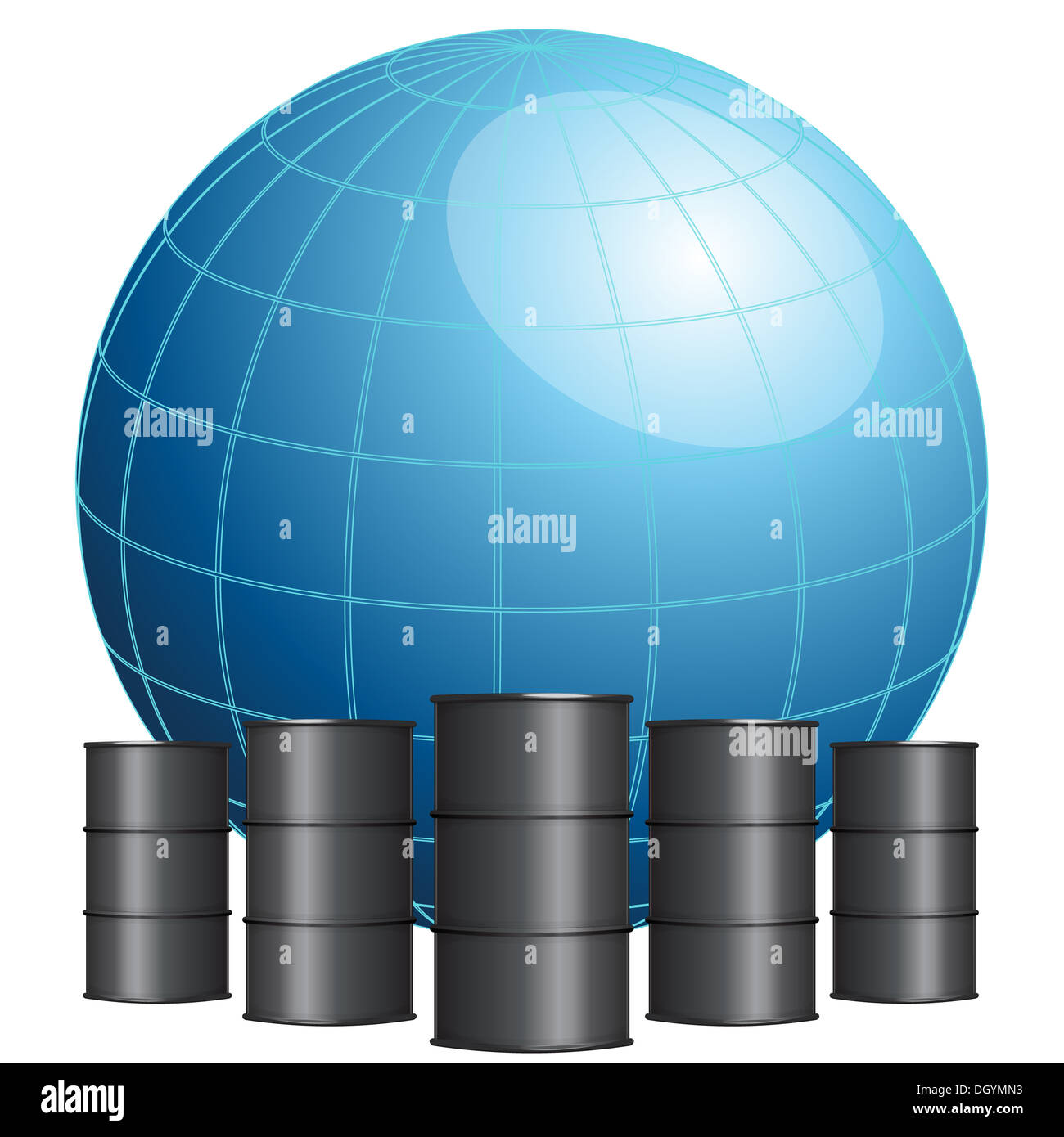 Oil barrels and planet earth hi-res stock photography and images - Alamy