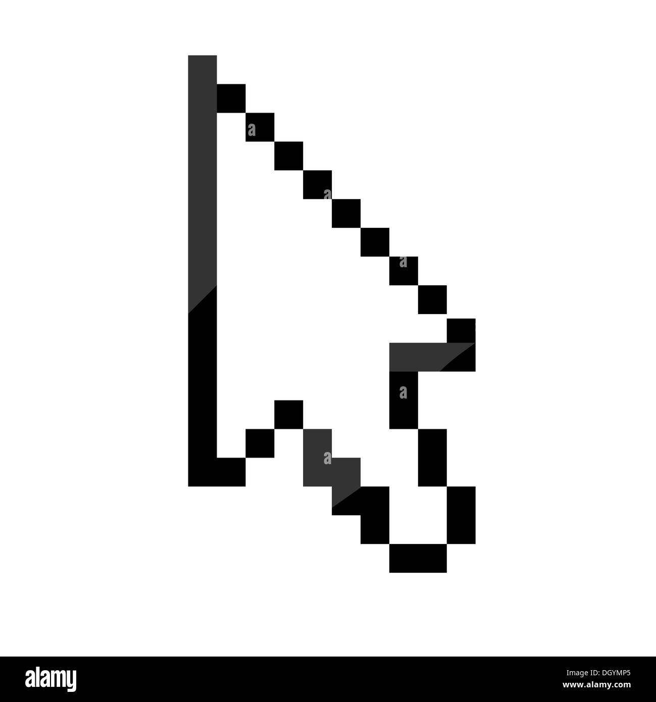 Arrow cursor vector illustration Stock Photo - Alamy