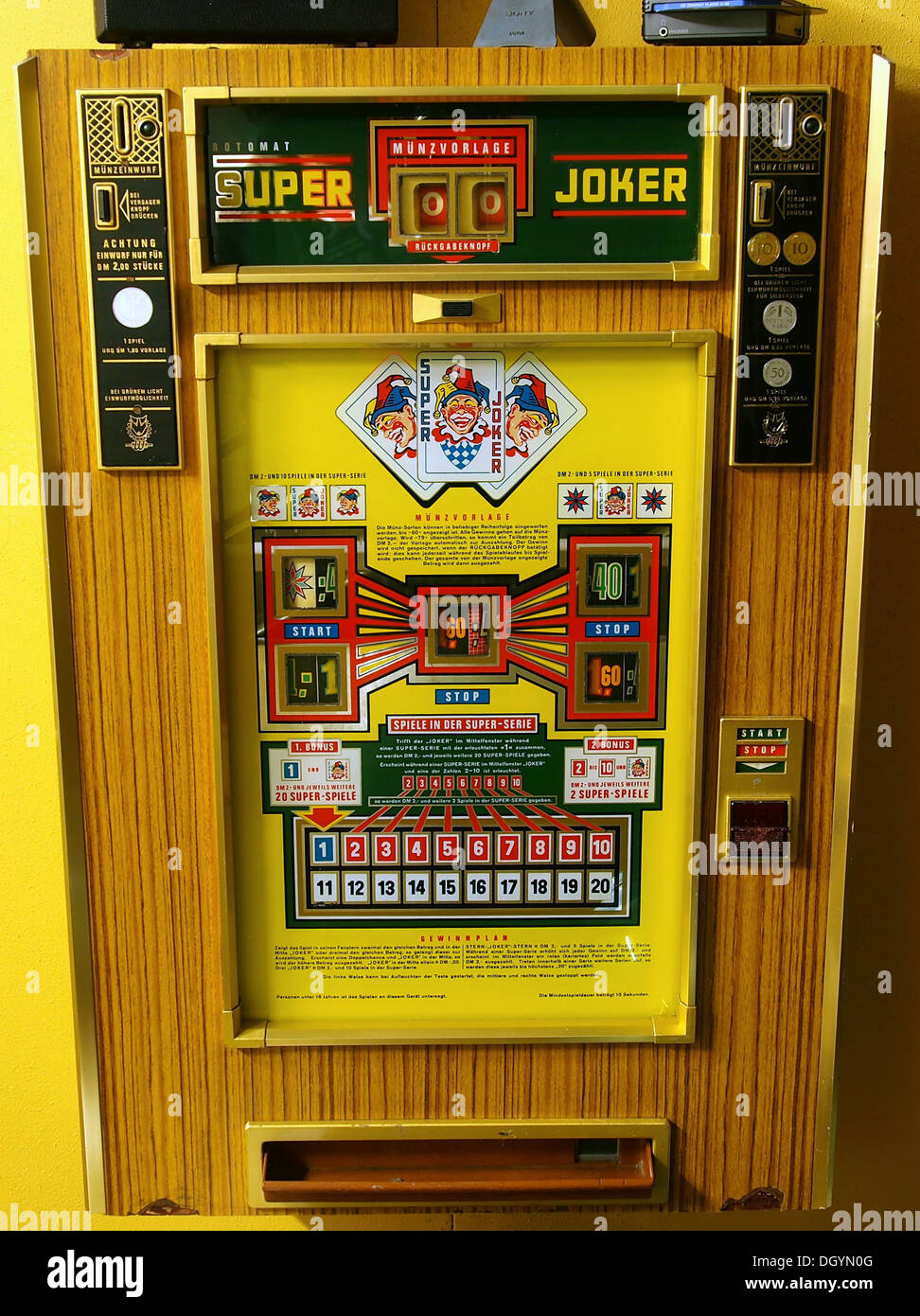 The Rotomat Super Joker is a vintage gambling machine, typically made ...