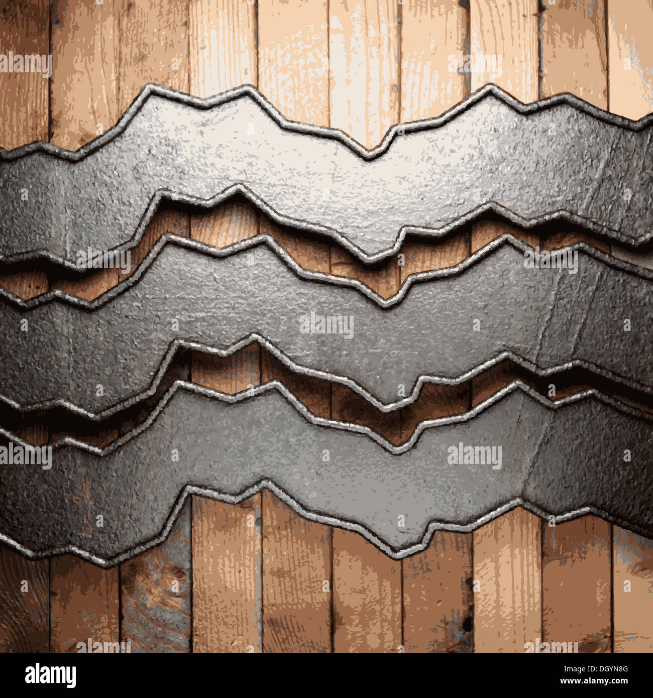 metal and wood background Stock Photo - Alamy