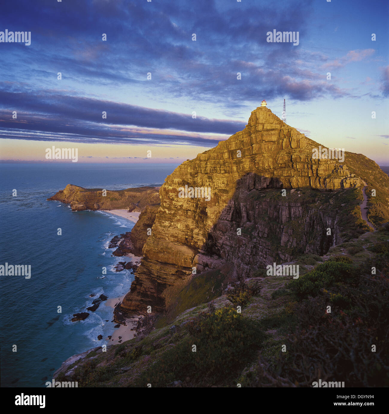 Towering Cliffs rise up against the ocean like stately sentinels at ...