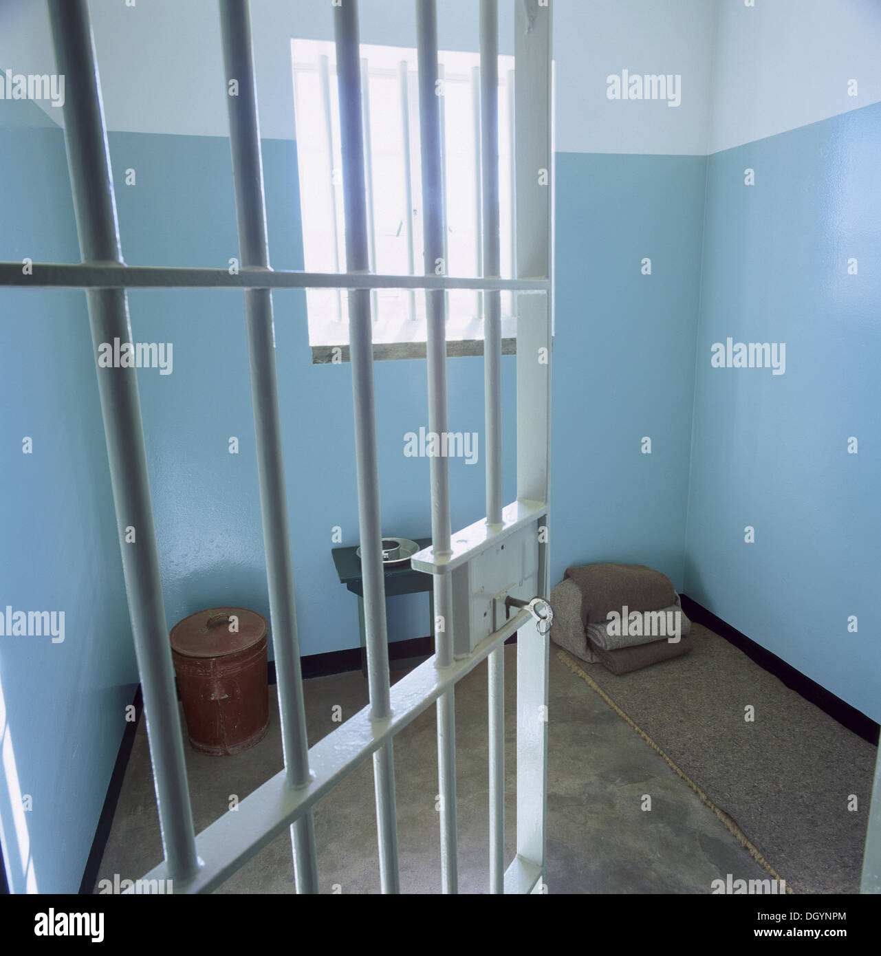 Nelson Mandela's Prison cell, Robben Island Stock Photo - Alamy