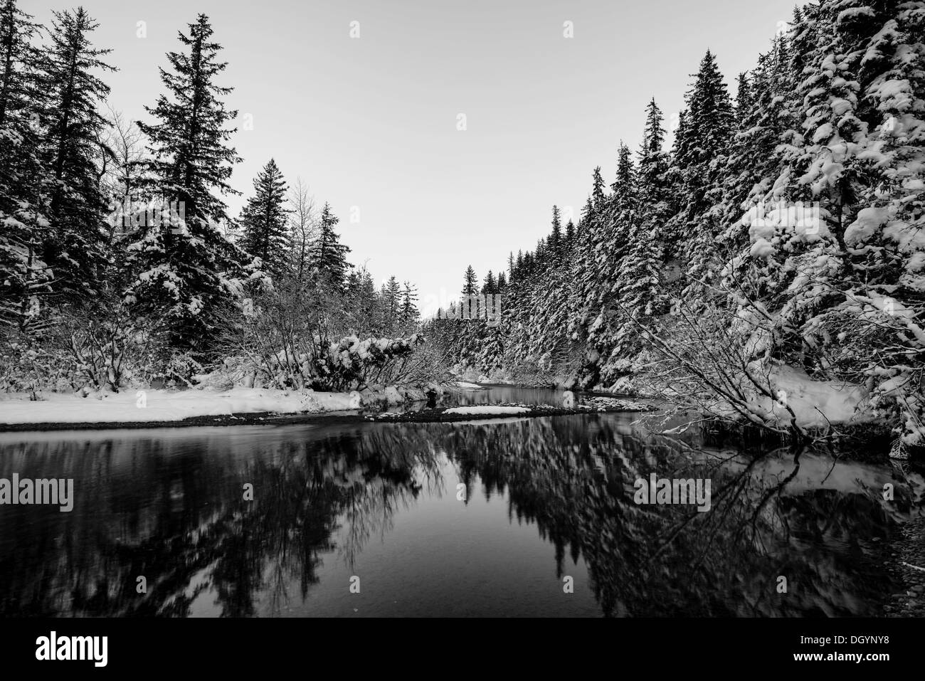 Waters of alaska Black and White Stock Photos & Images - Alamy