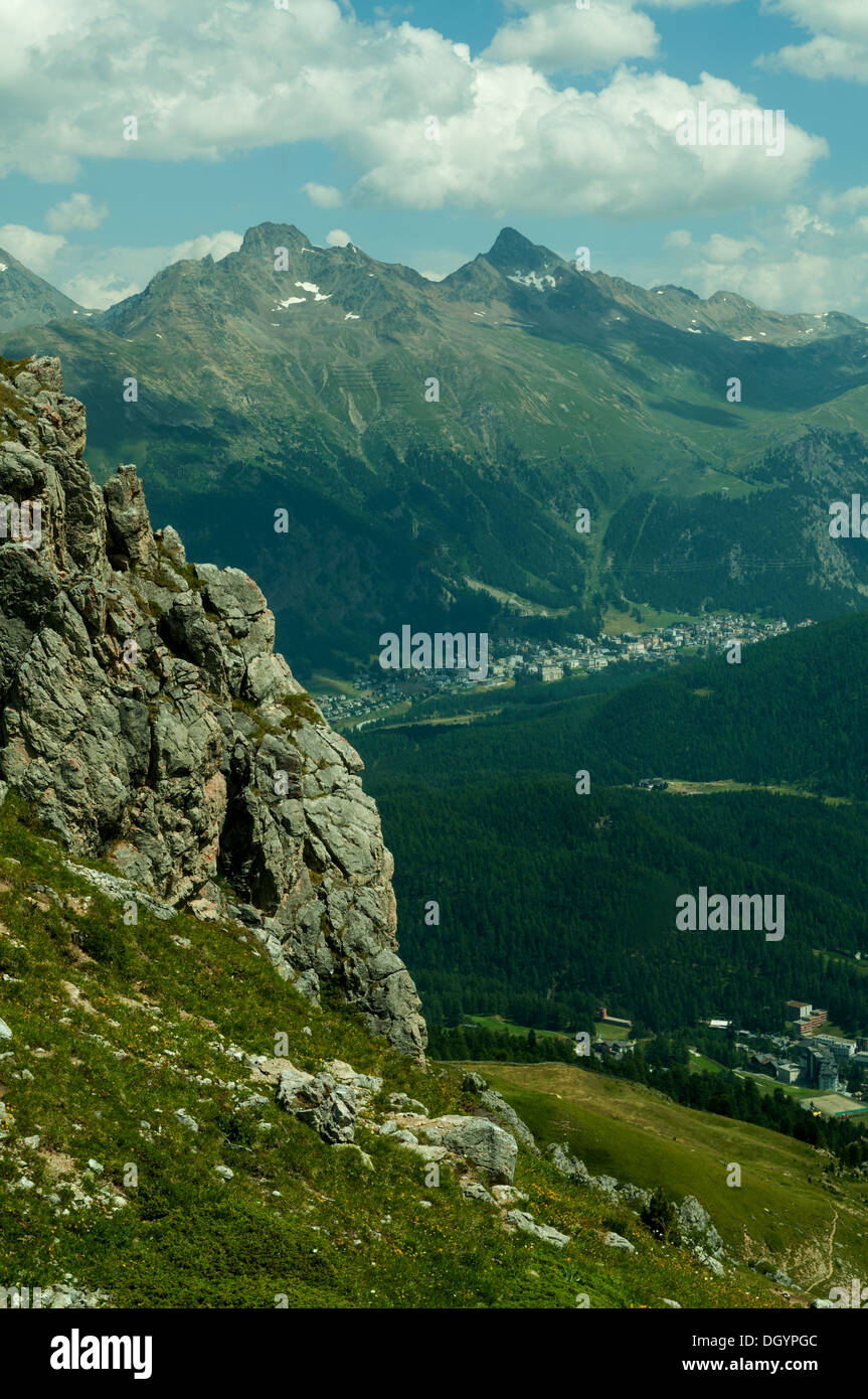 St moritz cable car hi-res stock photography and images - Alamy