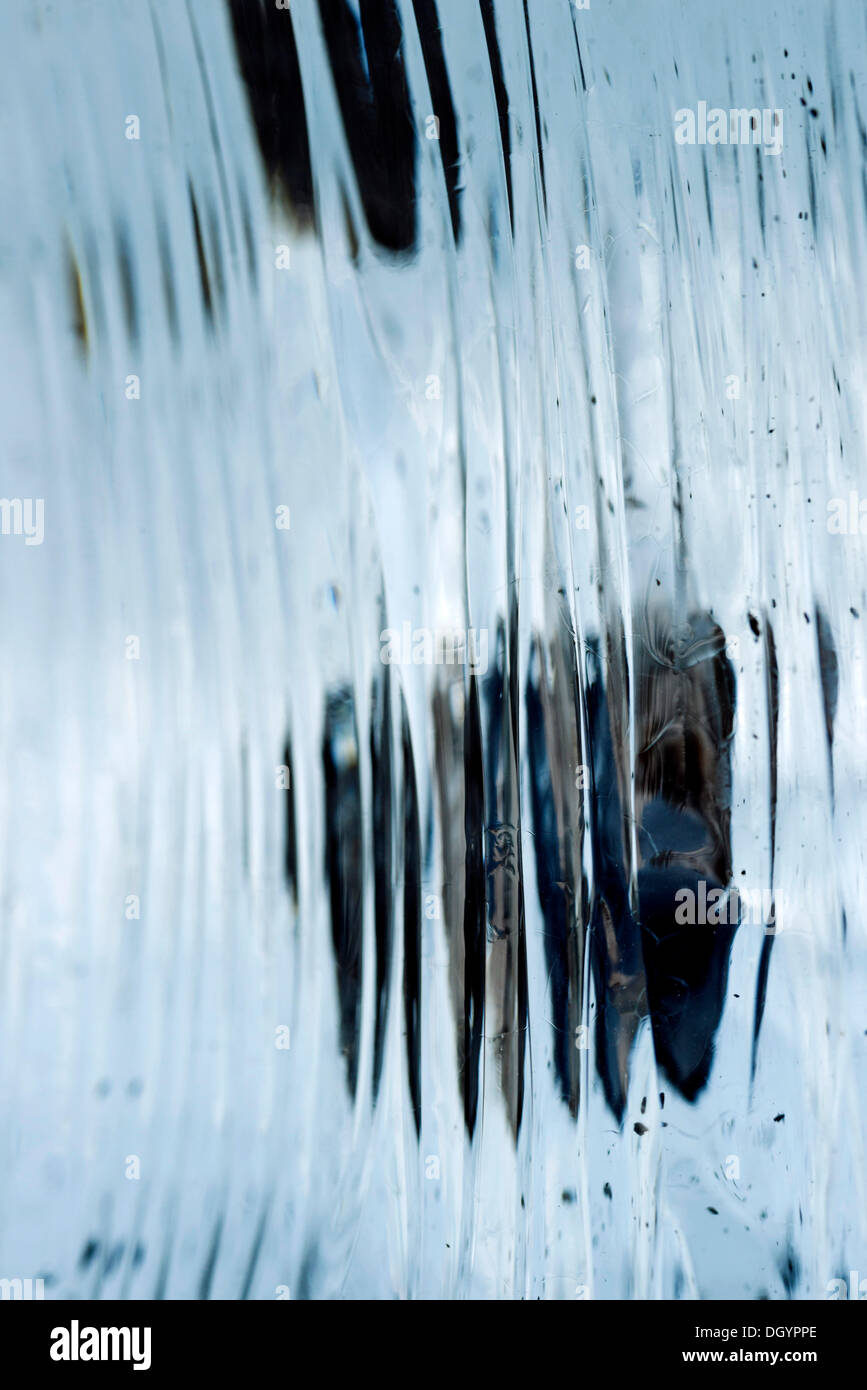 Melt patterns, close-up of an iceberg, Harriman Fjord, Anchorage ...