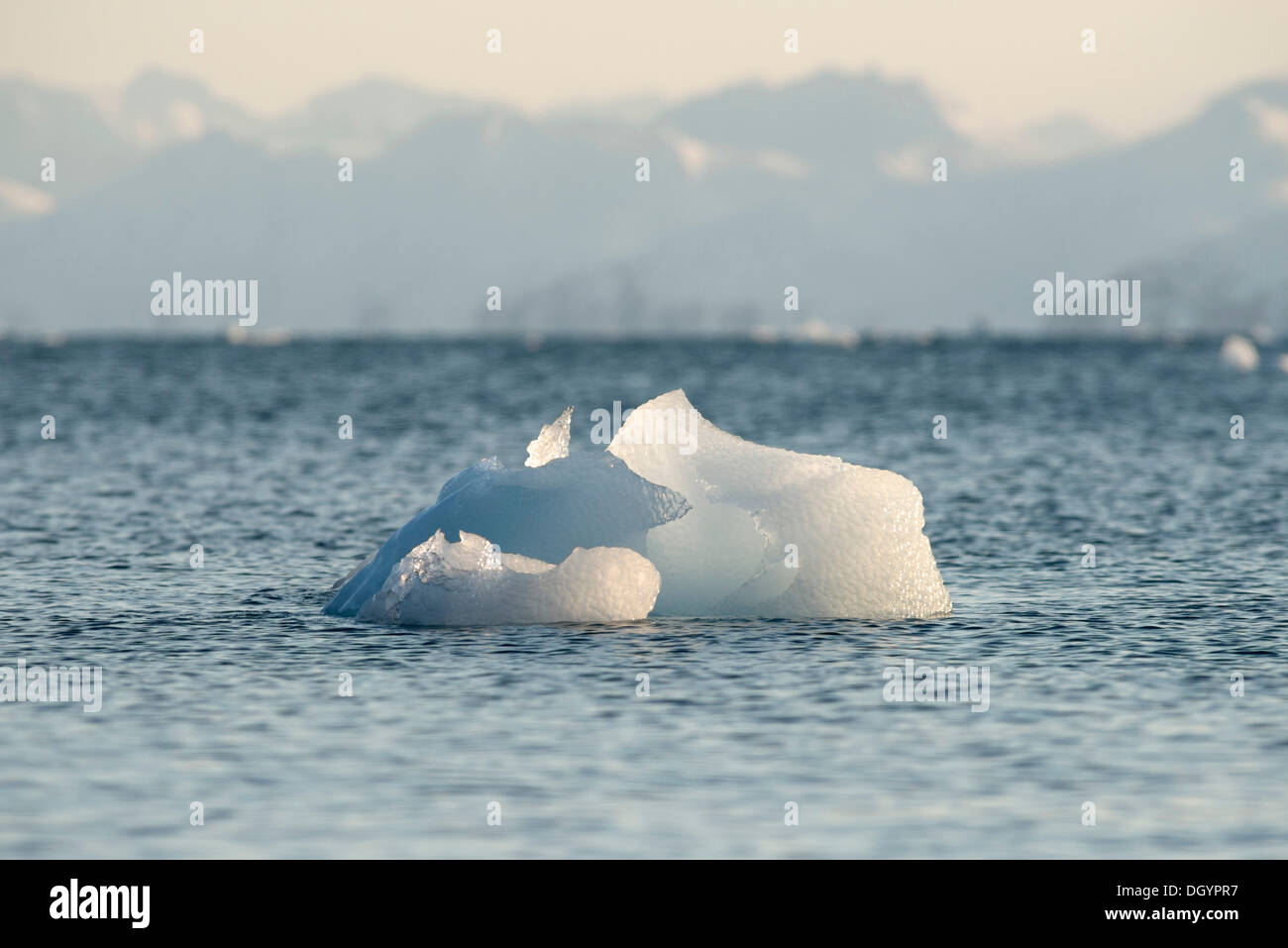 Floating iceberg, College Fjord, Prince William Sound, Anchorage ...