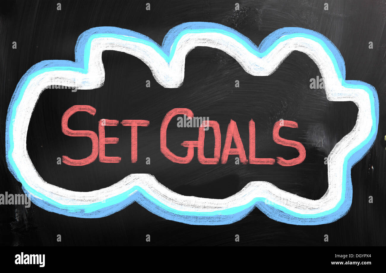 Set Goals Concept Stock Photo - Alamy