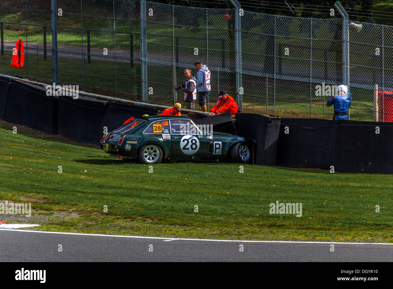 Crash barrier racing circuit hi-res stock photography and images - Alamy