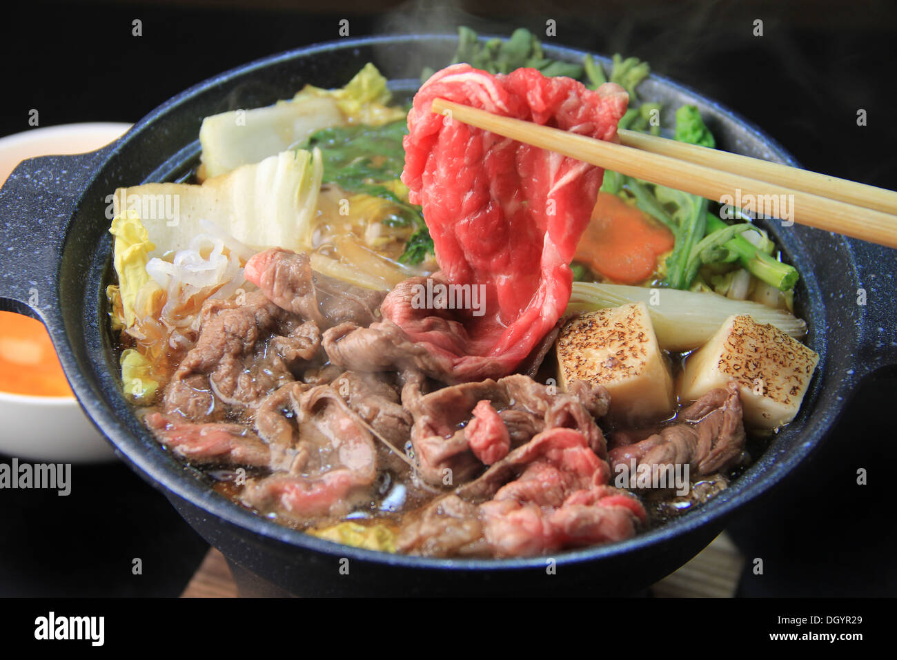 Sukiyaki meat hi-res stock photography and images - Alamy
