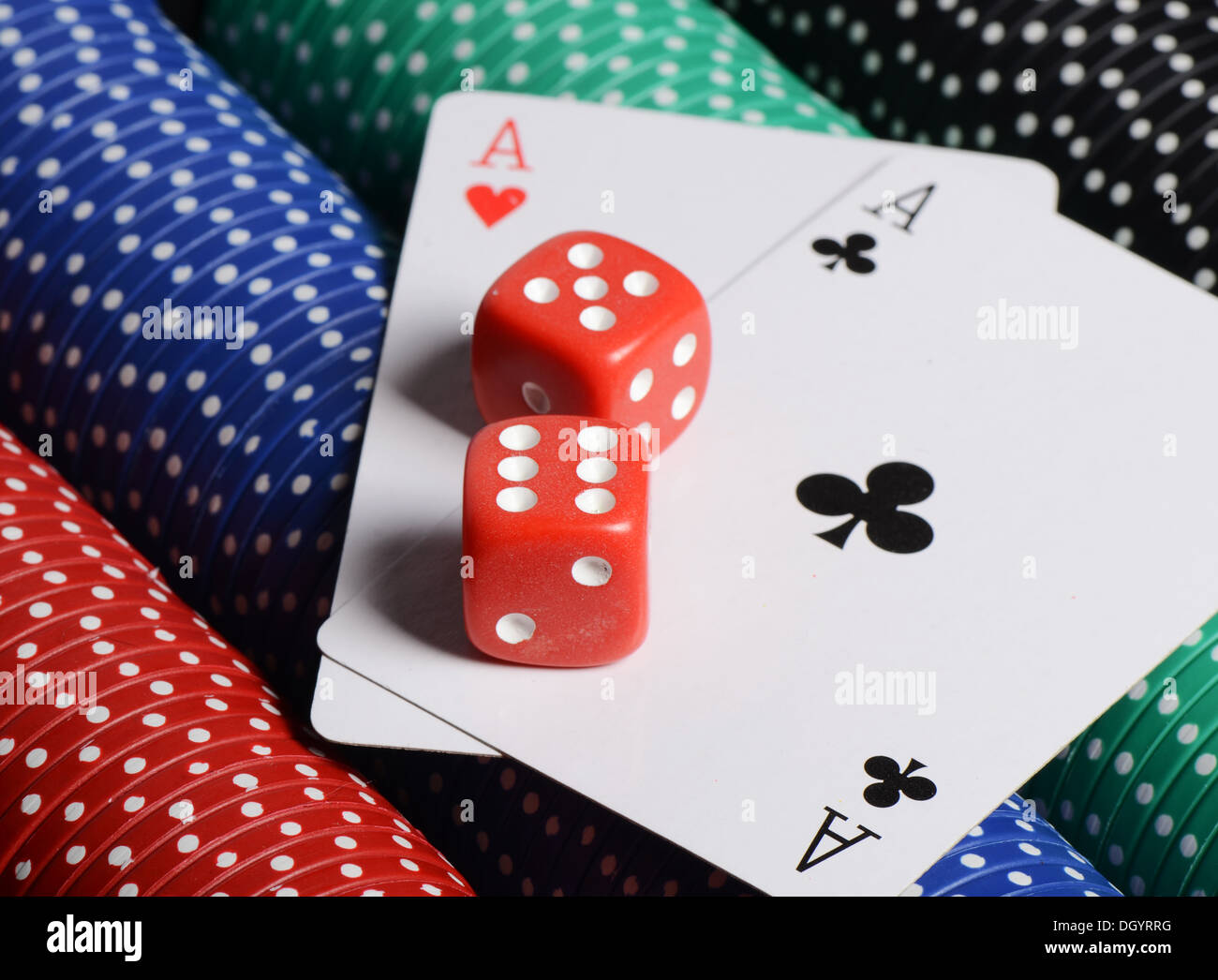 Dice aces hi-res stock photography and images - Alamy