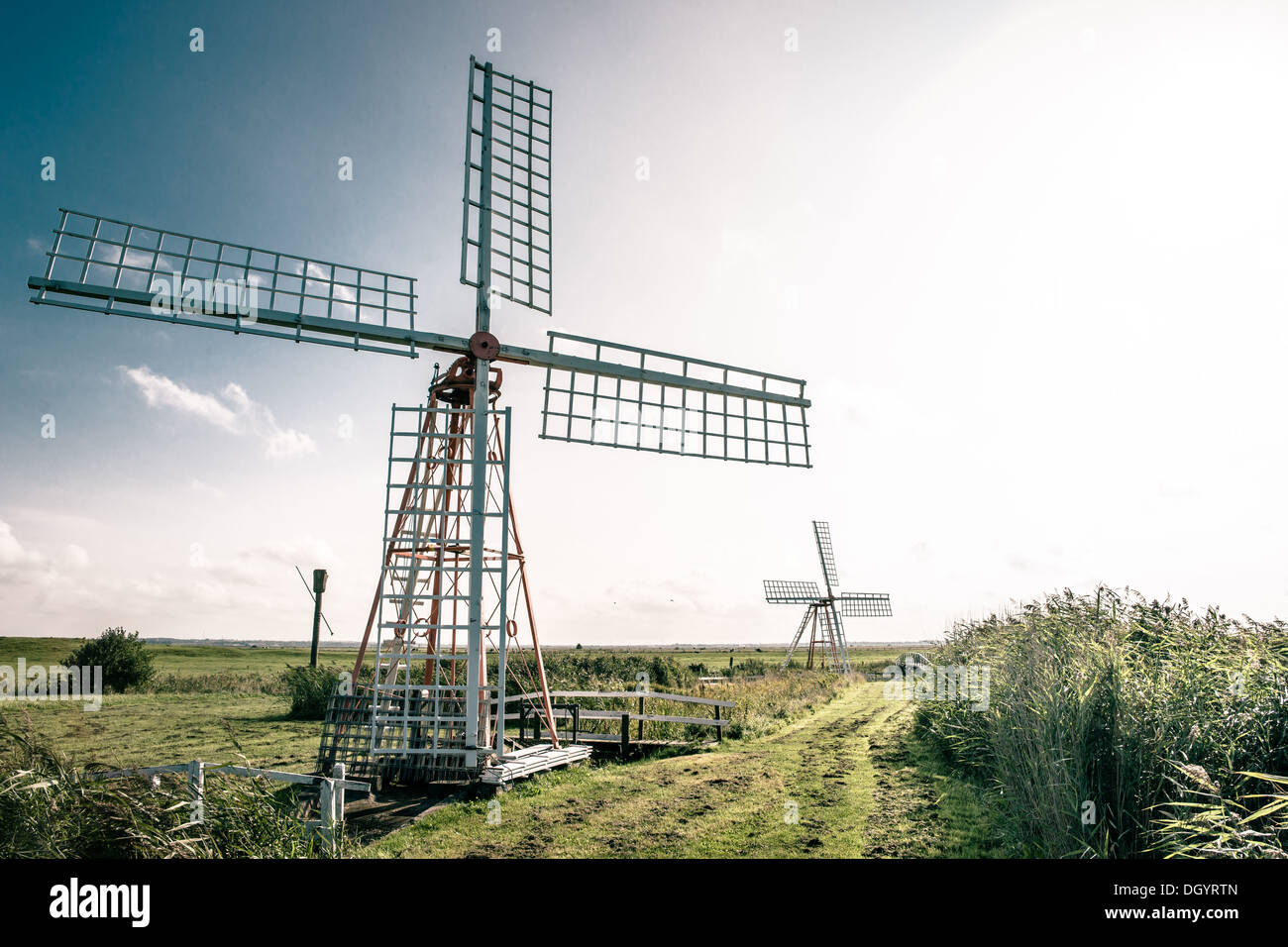 Old windmill in countryside scenery Stock Photo - Alamy