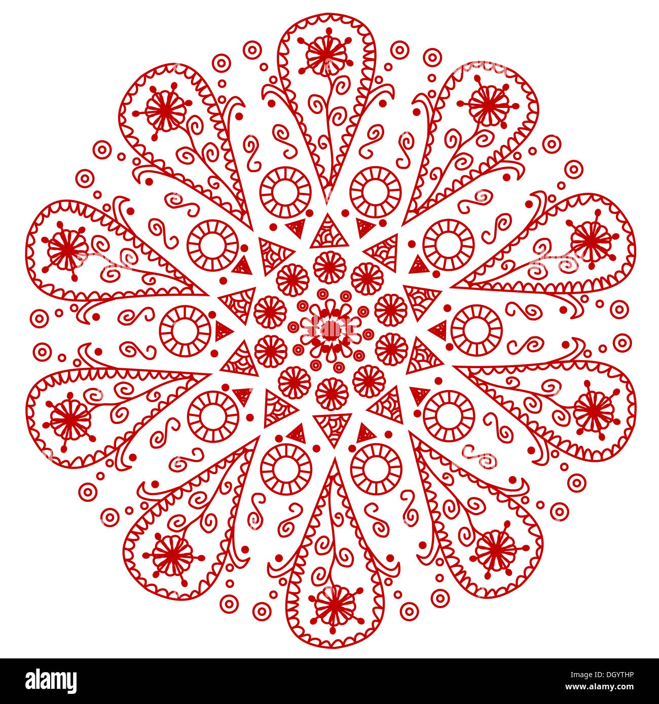 ornamental round lace Stock Photo - Alamy