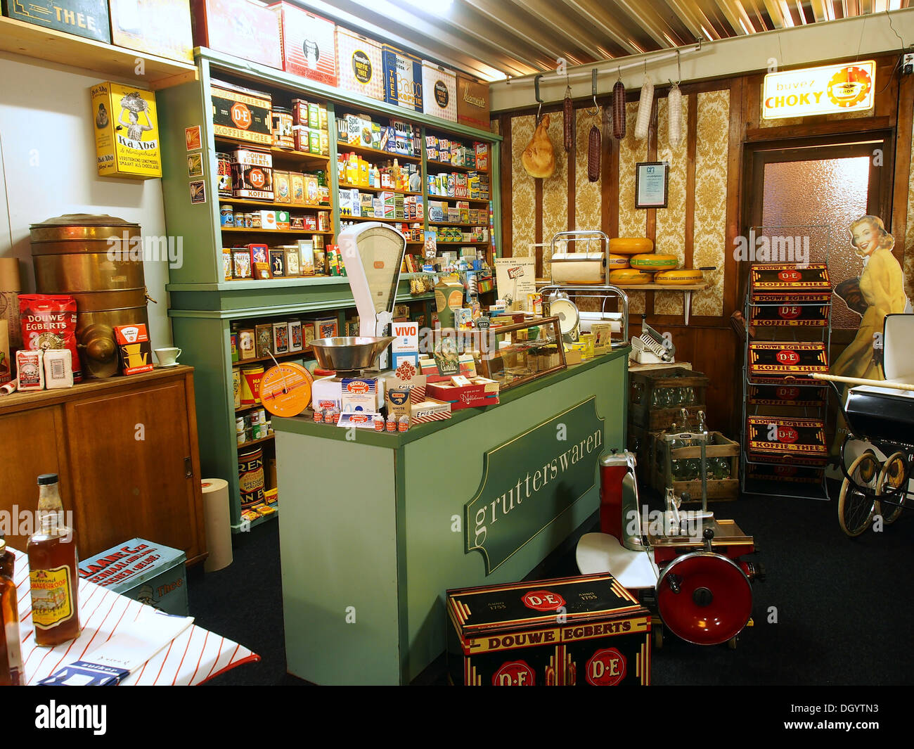 A traditional Dutch grocery store (Kruideniers winkel), offering a ...