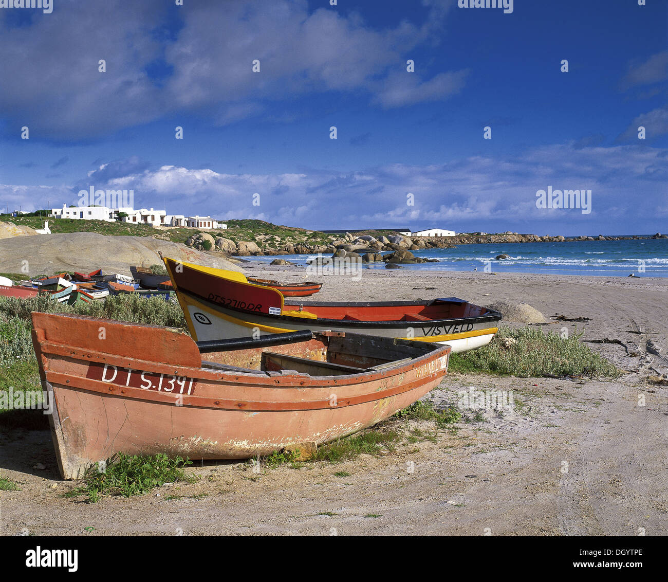 Fishing boats paternoster western cape hi-res stock photography and ...