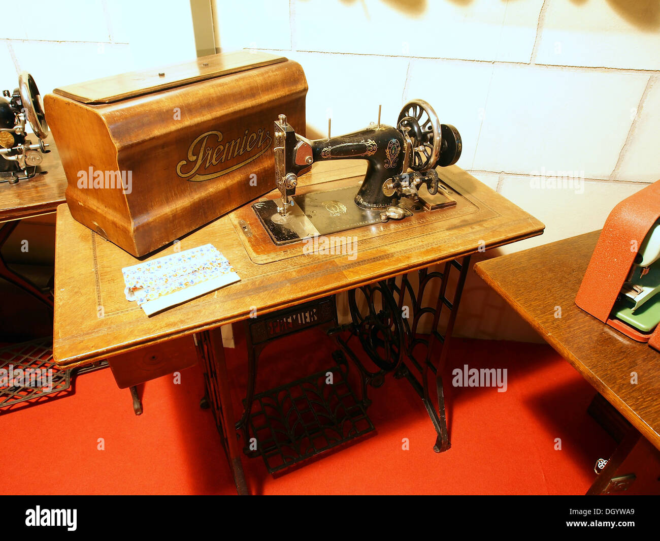 The Premier sewing machine is a vintage model, known for its mechanical ...