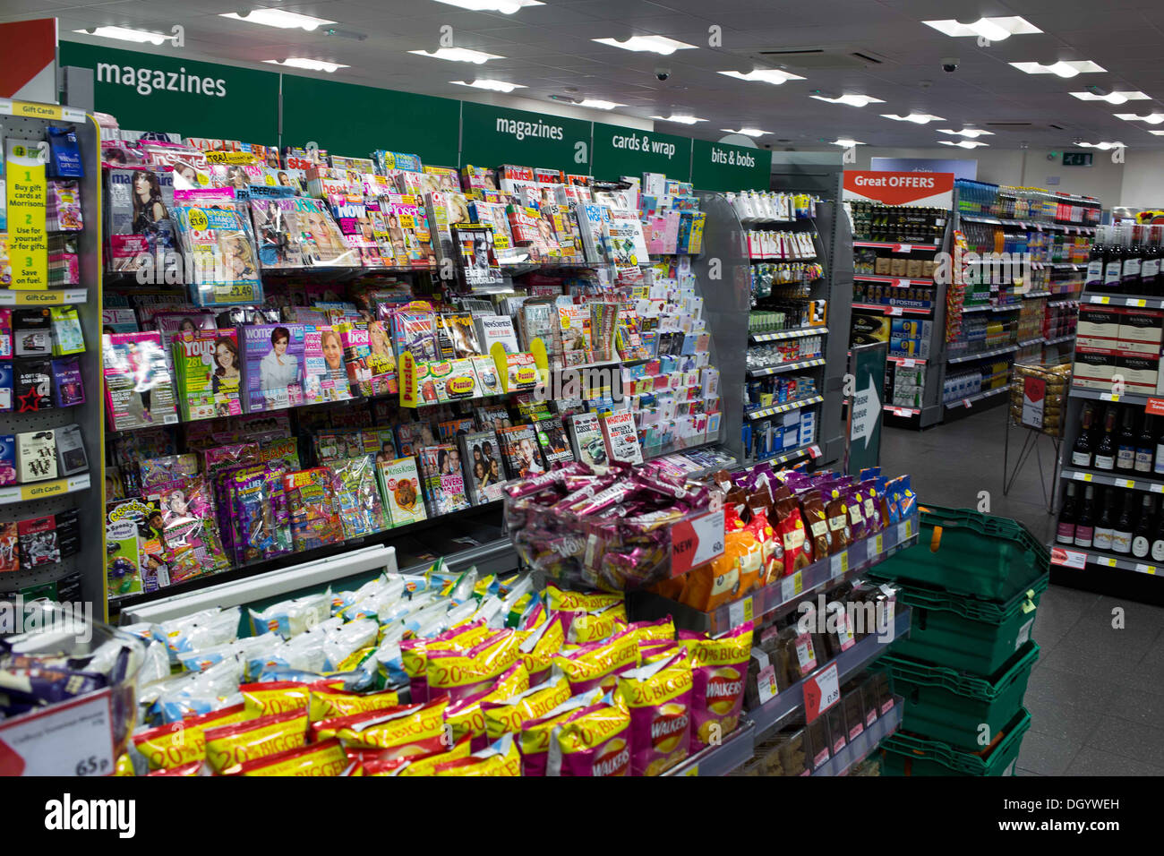 21/10/13 Interior of Morrisons M Local in Crumpsall near Manchester ...