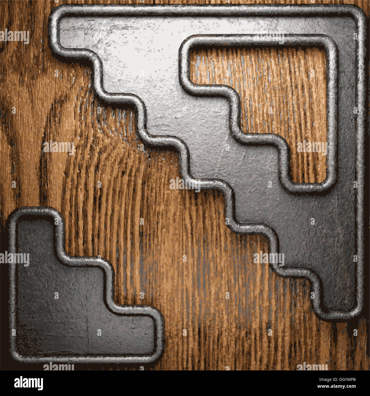 metal and wood background Stock Photo - Alamy