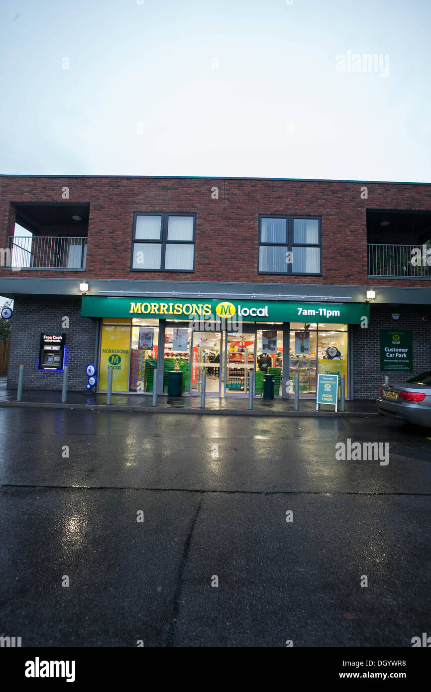 Exterior of Morrisons M Local in Crumpsall near Manchester Stock Photo ...